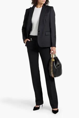 Stella McCartney Wool-twill Blazer - Black