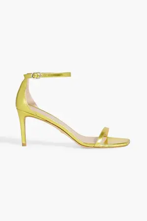 STUART WEITZMAN 75 Metallic Leather Sandals
