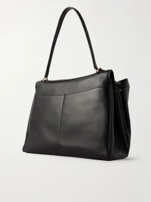 Balenciaga Rodeo Large Leather Shoulder Bag - Black