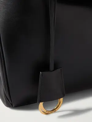 Balenciaga Rodeo Large Leather Shoulder Bag - Black