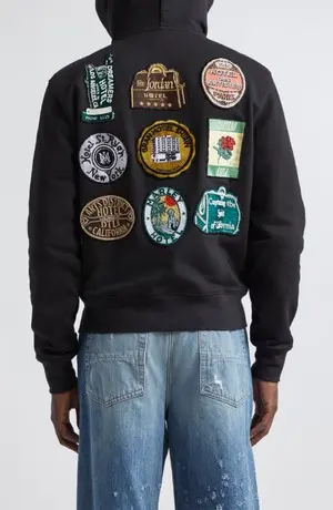 Amiri Hotel Zip Hoodie