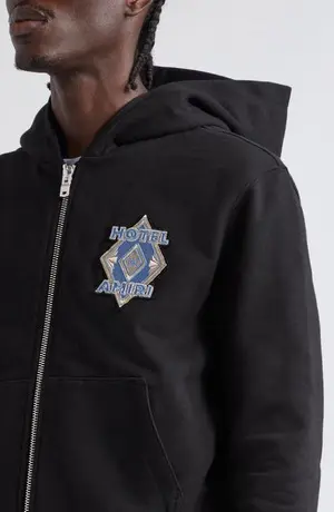 Amiri Hotel Zip Hoodie
