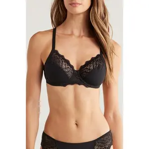 Simone Perele Caresse Underwire Full Cup Bra - Black