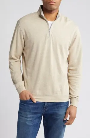 Johnnie-o Johnnie-O Hanks Quarter-Zip Pullover Birch