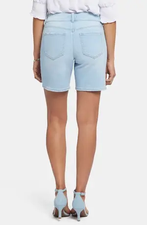 NYDJ Frankie Mid-length Denim Shorts - Estrella