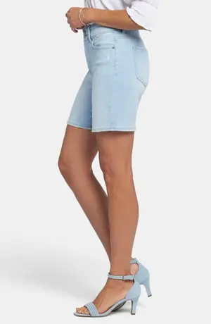 NYDJ Frankie Mid-length Denim Shorts - Estrella