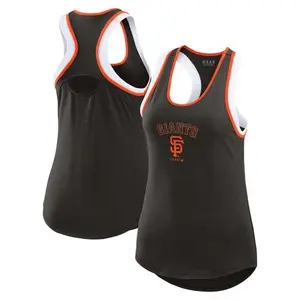 WEAR BY ERIN ANDREWS San Francisco Giants Colorblock Racerback Tank Top - Black