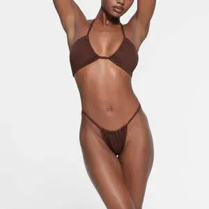 SKIMS Signature String Bikini Bottom Cocoa