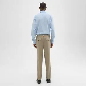 Theory Relaxed Straight Virgin Wool Trousers