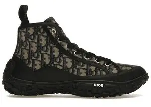 Dior B28 High Top Sneaker - Black/beige/navy Blue