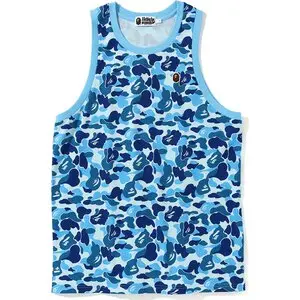 A BATHING APE Abc One Point Tank Top - Blue