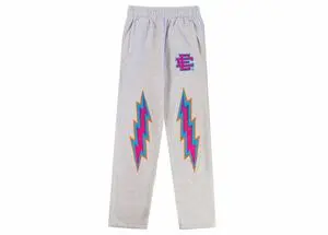 ERIC EMANUEL Ee Basic Sweatpant - Gray/violet Bolt