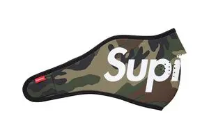 Supreme Logo Facemask - Woodland Camo