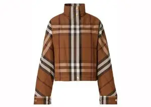 Burberry Check Cropped Jacket
