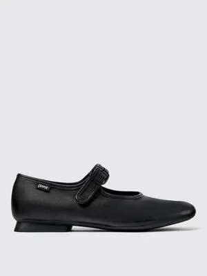 Camper Ballet Flats With Buckle Detail - Black
