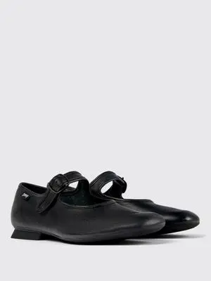 Camper Ballet Flats With Buckle Detail - Black
