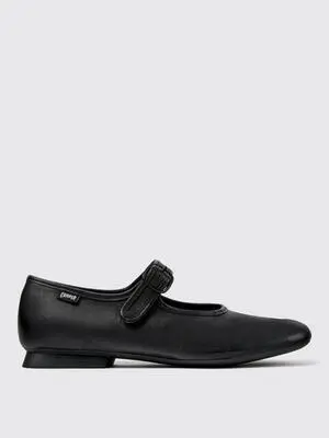 Camper Ballet Flats With Buckle Detail - Black