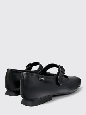 Camper Ballet Flats With Buckle Detail - Black