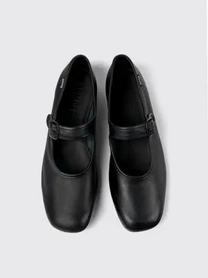 Camper Ballet Flats With Buckle Detail - Black
