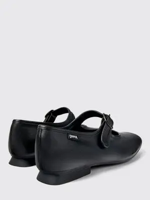 Camper Ballet Flats With Buckle Detail - Black
