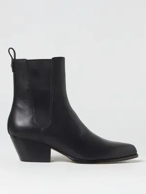 Michael Kors Kinlee Leather Ankle Boots With Monogram