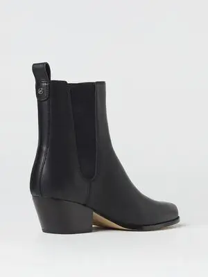 Michael Kors Kinlee Leather Ankle Boots With Monogram