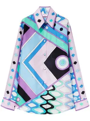 Geometric Print Shirts For Women