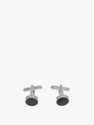 NUGNES 1920 Metal Cufflinks - White