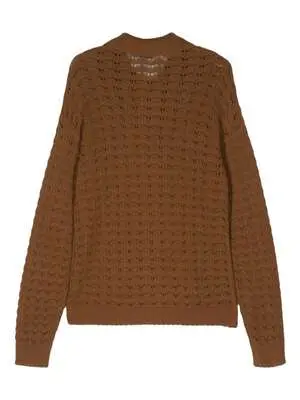 CMMN SWDN Einar Crochet-knit Cardigan