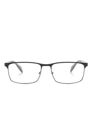 Emporio Armani Rectangle-frame Glasses - Black