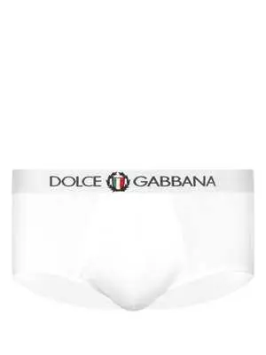 Dolce & Gabbana Brando Logo-waistband Boxers - White