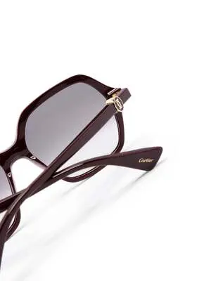 Cartier Geometric-frame Sunglasses