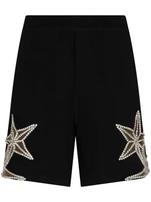 Dsquared2 Crystal-embellished Cotton Shorts