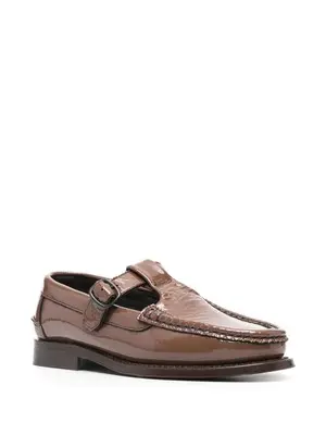 Hereu Alber Patent Loafers - Brown