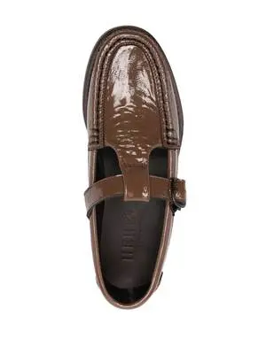 Hereu Alber Patent Loafers - Brown