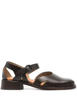 Hereu Alorda Leather Pumps - Brown