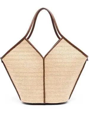 Hereu Calella Raffia Tote Bag - Neutrals