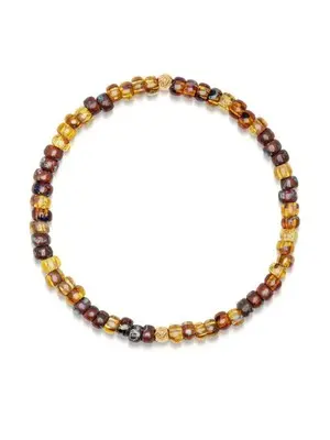 NIALAYA JEWELRY Miyuki Beaded Bracelet - Gold