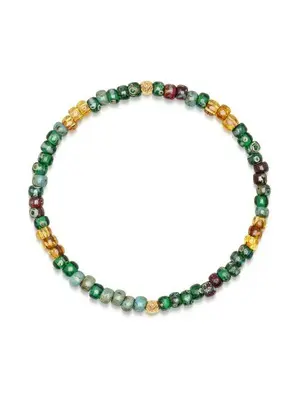 NIALAYA JEWELRY Japanese Miyuki Beaded Bracelet - Green