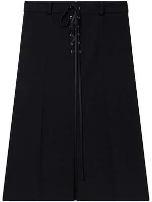 Stella McCartney A-line Wool Midi Skirt