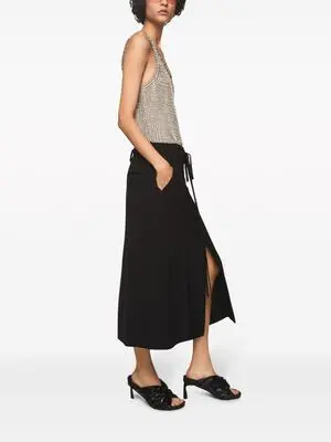 Stella McCartney A-line Wool Midi Skirt