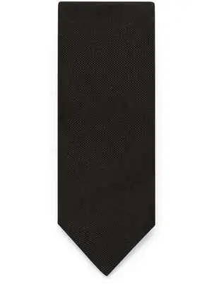 Dolce & Gabbana Silk Martini Tie Black