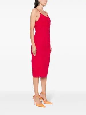 TWINSET Frayed Midi Dress
