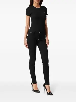 Philipp Plein Mid-rise Skinny Jeans - Black
