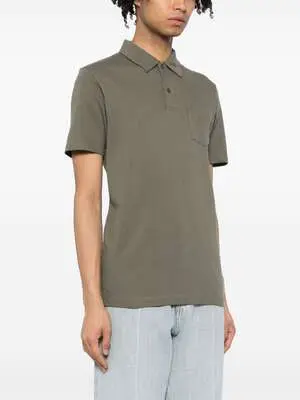 Sunspel Riviera Cotton Polo Shirt - Green