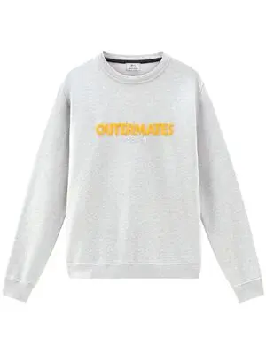 Woolrich Logo-embroidered Cotton Sweatshirt