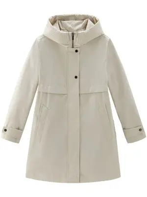 Woolrich Cotton Hooded Parka Coat