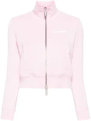 Dsquared2 Logo Appliqué Cropped Sweatshirt