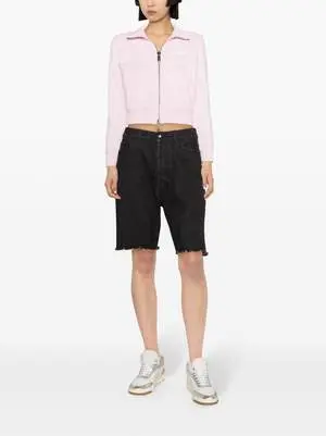 Dsquared2 Logo Appliqué Cropped Sweatshirt