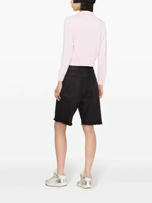 Dsquared2 Logo Appliqué Cropped Sweatshirt